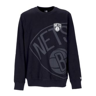 New Era Brooklyn Nets Crewneck Sweatshirt Schwarz - - Sweatshirts & Hoodies - Herren - Schwarzk - XL