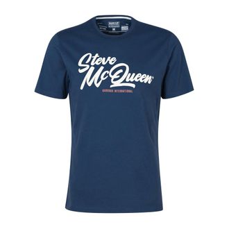 Barbour Murrey Grafik T-Shirt - Steve McQueen Kollektion - - Tops - Herren - Blau - L