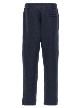 Fendi FF Monogram Jacquard Joggers - Navy