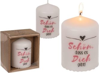 Out of the Blue Stumpenkerze, Schön, dass es Dich gibt