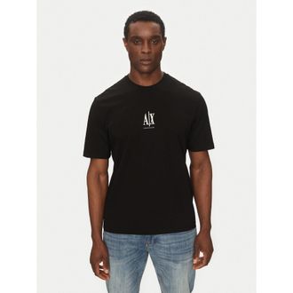 A|X Armani Exchange T-Shirt XM000363 AF12308 UC001 Schwarz Regular Fit
