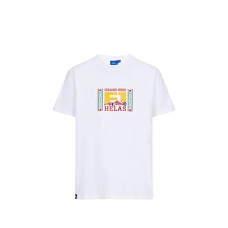 H&eacute;las. Tee-shirt droit brod&eacute;