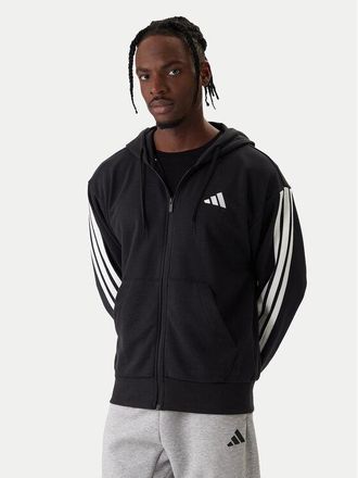 adidas Sweatshirt Essentials 3-Stripes JD1877 Schwarz Regular Fit