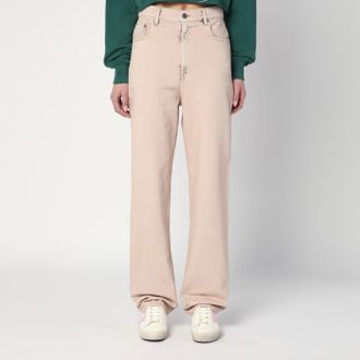 Golden Goose Rosa Denim-Jeans mit gef&auml;rbtem Effekt
