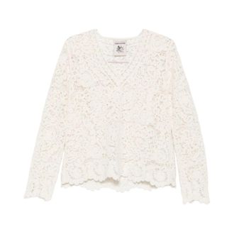 Semicouture V-Ausschnitt Strickware - - Knitwear - Damen - Wei&szlig; - M