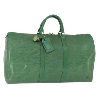 Louis Vuitton Sac Week-end Vintage Pre-owned - Femme - Pre-owned - Vert - Taille: ONE Size