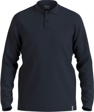 Olymp Langarm-Poloshirt regular fit, basic, formbest&auml;ndig