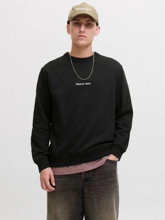 Jack & Jones Sweatshirt JORNORREBRO EMB SWEAT CREW NOOS mit Logo Print