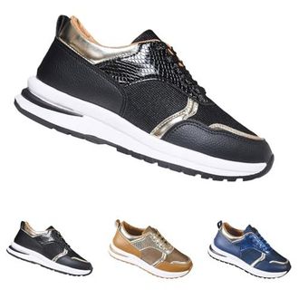 Generic Chaussures de course &agrave; pied l&eacute;g&egrave;res et respirantes pour femme - Chaussures de sport d&eacute;contract&eacute;es &agrave; lacets - Chaussures de tennis - Antid&eacute;rapantes - P