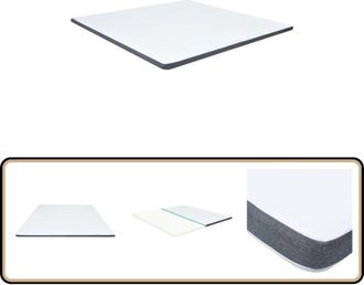 vidaXL Boxspringbett-Matratzenauflage 200 x 200 x 5 cm - Boxspring Matratzenauflage - Matratzentopper - Bettausstattung - Liegekomfort - Schlafqualit&auml;t