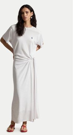 Polo Ralph Lauren Kleid f&uuml;r den Alltag 211B18063001 Wei&szlig; Relaxed Fit