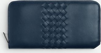 Bottega Veneta Intrecciato Piccolo Portemonnaie Mit Umlaufendem Rei&szlig;verschluss - Bottega Veneta