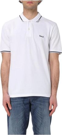 Woolrich Homme, Tops, Blanc, Taille: L Polo à Manches Courtes