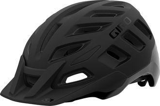 Giro Radix Fahrradhelm MTB Helm - In-Mold Konstruktion - Belüftungssystem - abnehmbares Visier - Matte Black, Größe: S