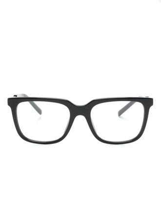 Giorgio Armani lunettes de vue à monture dinspiration wayfarer - Noir