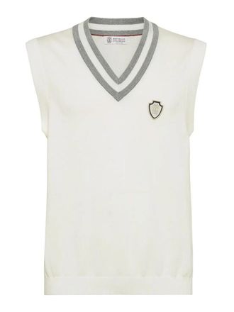 Brunello Cucinelli Gilet - Blanc