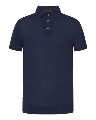 Windsor Softes Poloshirt aus Wolle, Seide und Kaschmir in