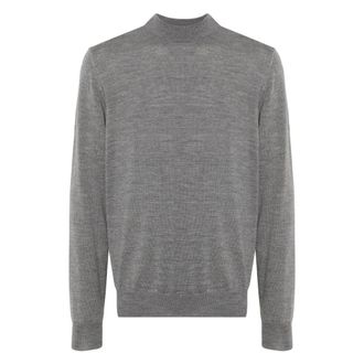 J.Lindeberg Merino Turtle Neck Sweater in Grau - - Knitwear - Herren - Grau - XL