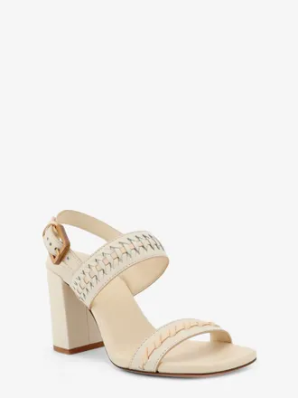 Zimmermann Womens Sandals Alchemy 85 Beige Leather
