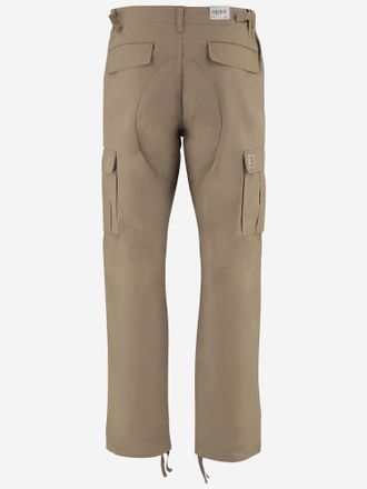 Carhartt Work in Progress Mens Cargo Trousers Beige Cotton