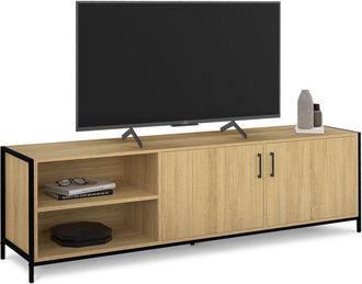 IDMarket Idmarket - TV-Möbel 160 cm detroit 2 Türen Industriedesign