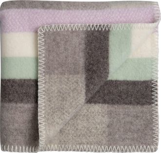 Roros Tweed Mikkel Mini - Wolldecke aus norwegischer Lammwolle - Design von Kristine Five Melvaer - Deckenma&szlig;e: 100 x 135 cm (3756-m - Grey, 100 x 135 cm)