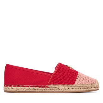 Tommy Hilfiger Espadrilles Tommy Hilfiger Script Crochet Espadrille FW0FW09502 Rot