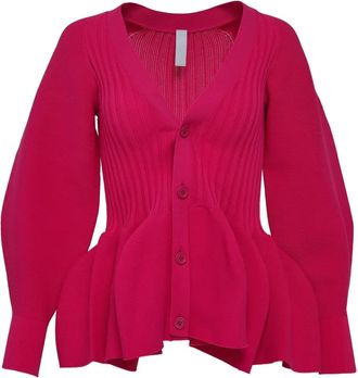 CFCL cardigan à manches bouffantes - Rose