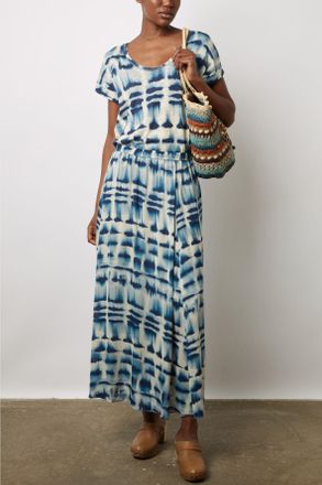 Gerard Darel T-shirt col rond tie and dye - MARCELE - Indigo