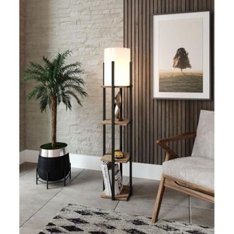 GreenIce Etag&egrave;re avec lampe int&eacute;gr&eacute;e Nora