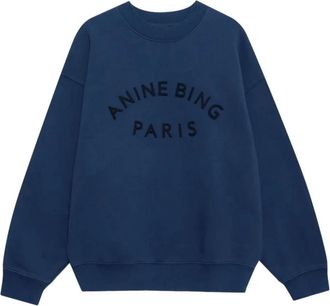 Anine Bing Damen, Sweatshirts & Hoodies, Blau, LGröße