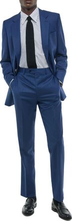 Fursac Costume ajust&eacute; en laine certifi&eacute;e - Taille 44 - Homme