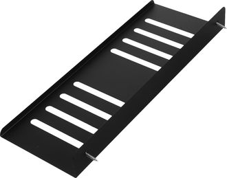 NUOBESTY TEMPNAP Schwebendes Wandregal aus Carbonstahl Mattiertes Schwarz Stabiles Aufbewahrungsregal für Badezimmer Küche Schlafzimmer und Büro Modernes Minim