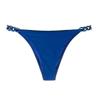 Moschino Logo-Plaque Bikini Bottom - - Swimwear - Damen - Blau - L