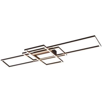Trio plafonnier, irvine incl. 1 x LED,SMD,60,0 WATT,3000-6500K,7100 lm. corps: m&eacute;tal, antracite L:105,0CM, L:42,0CM, H:6,5CM