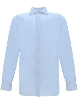 Finamore chemise Napoli Zante - Bleu