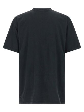 Balenciaga Logo-Print Cotton Jersey T-shirt - Black