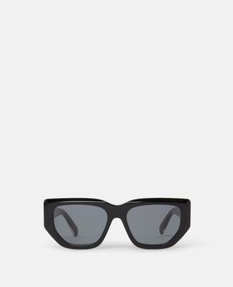 Stella McCartney Logo Cat-Eye Sunglasses