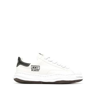 Miharayasuhiro Low Top Sneakers im Blakey-Stil - - Shoes - Herren - Wei&szlig; - 36 EU