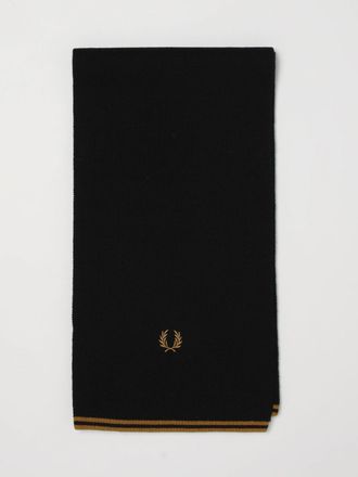 Fred Perry &Eacute;charpe en laine &agrave; rayures avec logo brod&eacute;