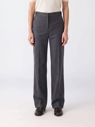 Stella McCartney High-Waist Hose mit geradem Bein aus reiner Wolle