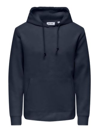 Only & Sons Kapuzensweatshirt ONLY & SONS ONSCHASE REG HOOD SWEAT OTL, Herren, Gr. XXL, navy blazer, angeraute Sweatware, Obermaterial: 52% Baumwolle, 48% Polyest