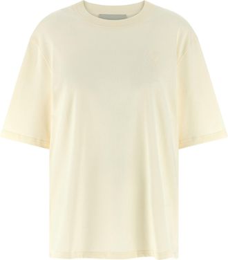 Ami Beiges Baumwoll-T-Shirt