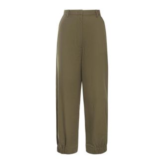 Herno Weite Hose - - Trousers - Damen - Gr&uuml;n - S