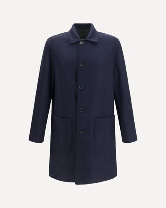 Etro Soho reversible wool-blend Coat Male 48