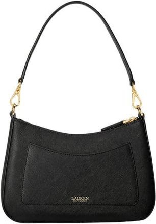 Ralph Lauren Sac DANNI 26 MEDIUM en cuir &agrave; hachure crois&eacute;e