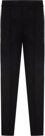 Emporio Armani Pantalon de jogging en jersey avec bandes logo - Homme - Pantalons - Noir - Taille: XL