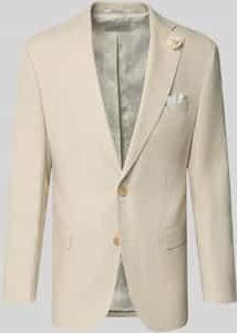 Carl Gross Regular Fit Anzugjacke aus Leinen-Mix Modell Tannon