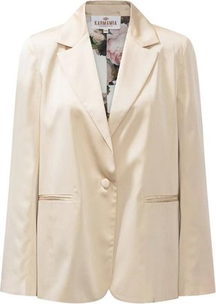 Karmamia Femme, Vestes, Beige, Taille: 38/40 FR Blazers