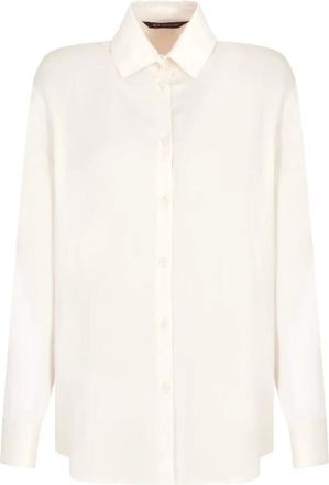 A|X Armani Exchange Femme, Blouses et Chemises, Beige, Taille: 40 FR Camicia Casual